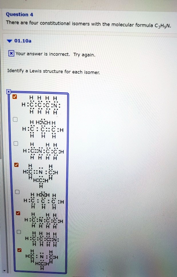 question there are four constitutional isomers with the molecular ...