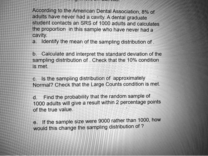 according to the american dental association 8 of adults have never had ...