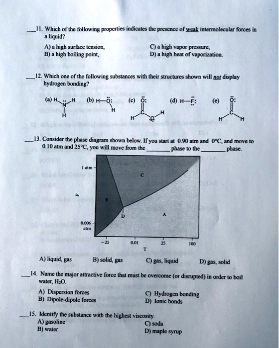 which of the following propertics indicates the presence cak ...