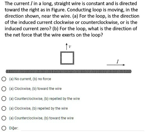 SOLVED: The current in a long, straight wire is constant and is ...