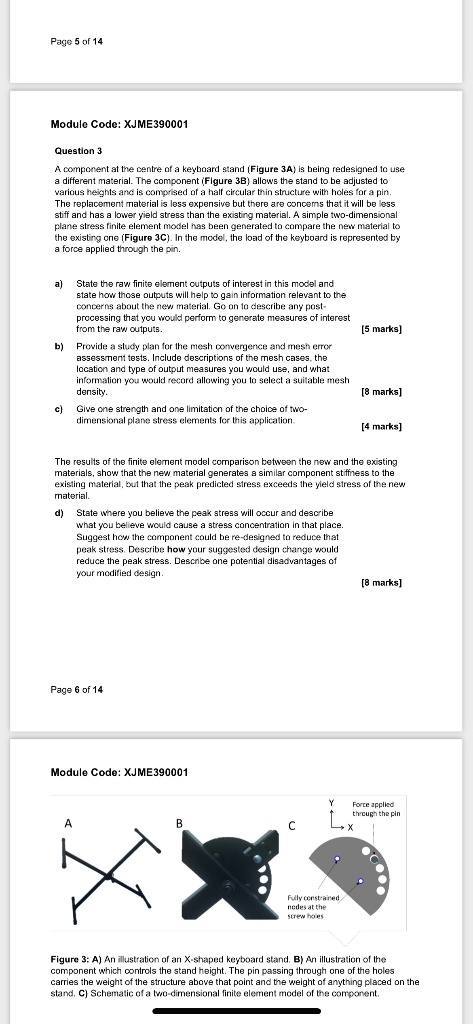 SOLVED: Text: Page 5 of 14 Module Code: XJME390001 Question 3 A ... SOLVED: Text: Page 5 of 14 Module Code: XJME390001 Question 3 A ...