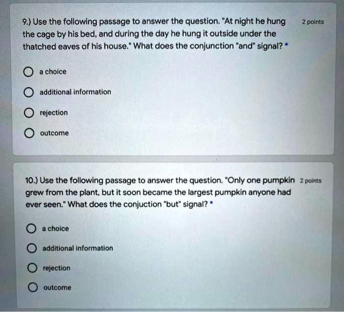 SOLVED: 9) Use the following passage to answer the question SOLVED: 9) Use the following passage to answer the question
