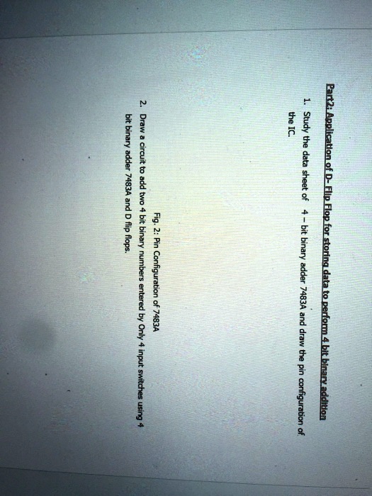 Part2: Application of D- Flip Flop for storing data to perform 4 bit ...