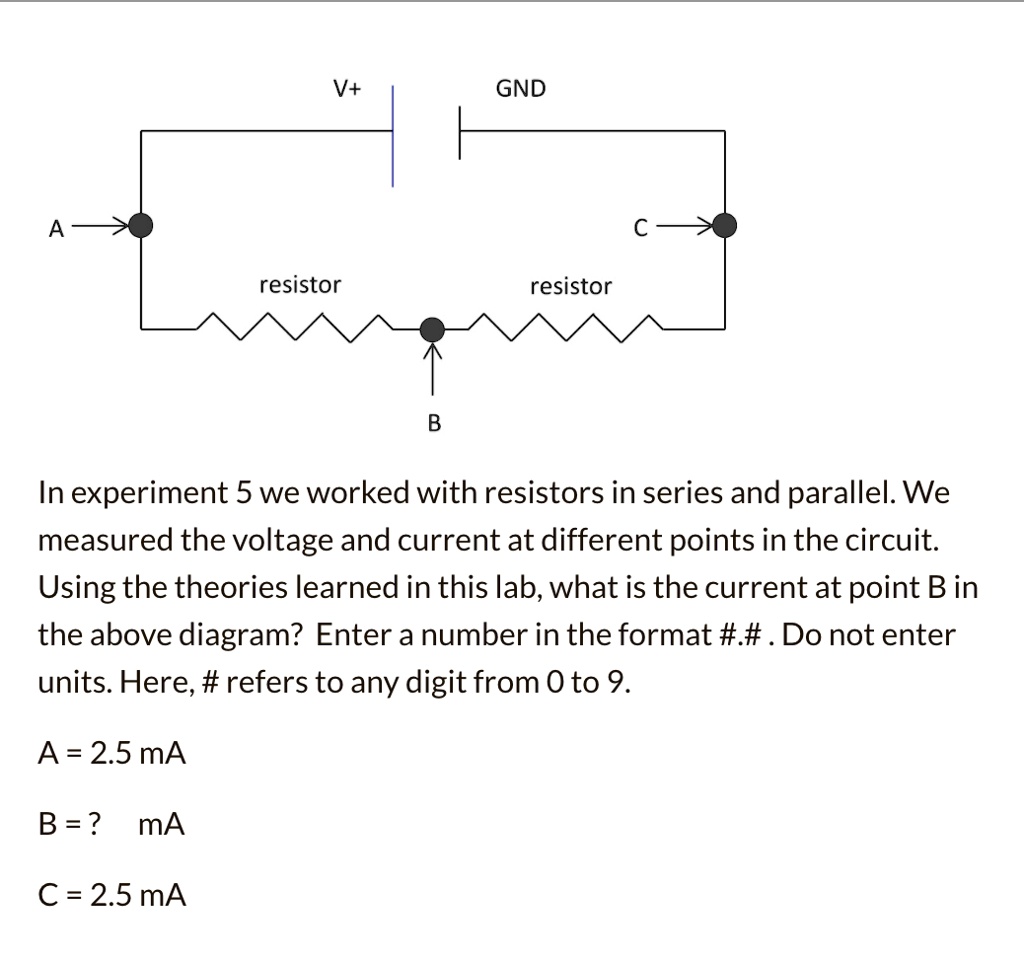 SOLVED: V+ A resistor resistor In experiment 5, we worked with ...