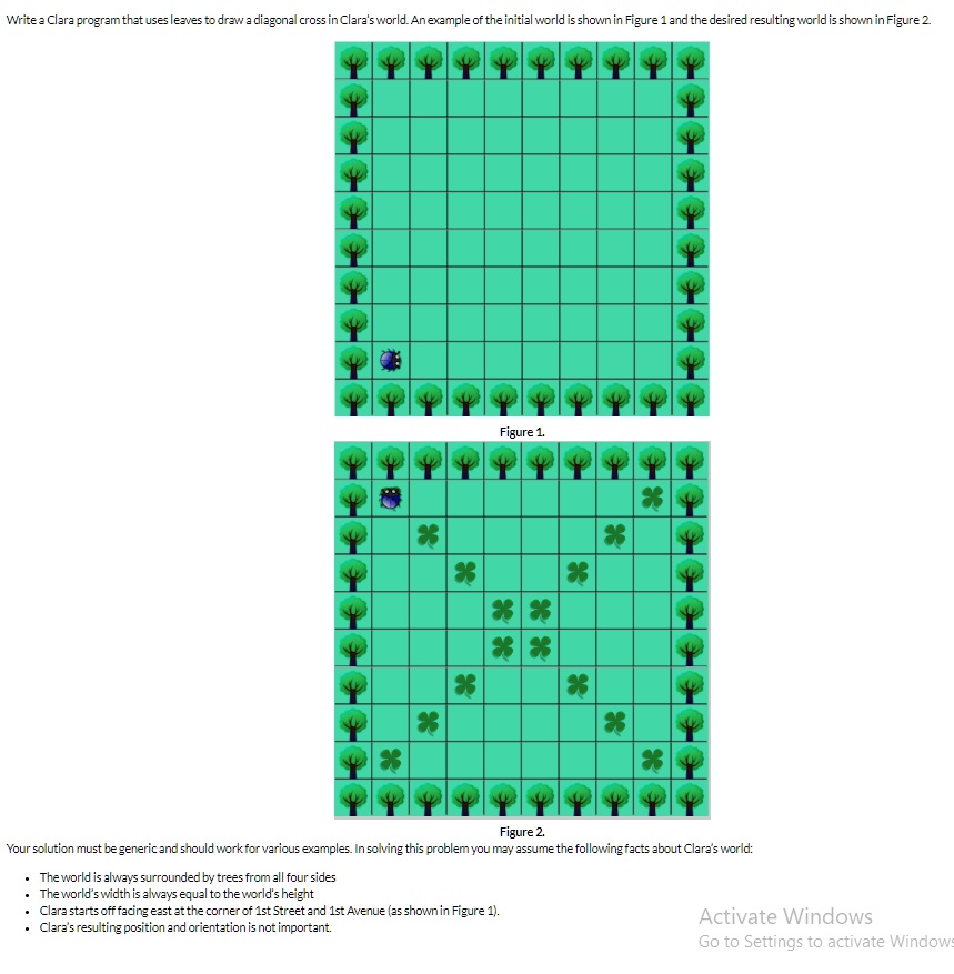 Solved Permitted Commands Move Turnleft Turnright Treeleft Treeright