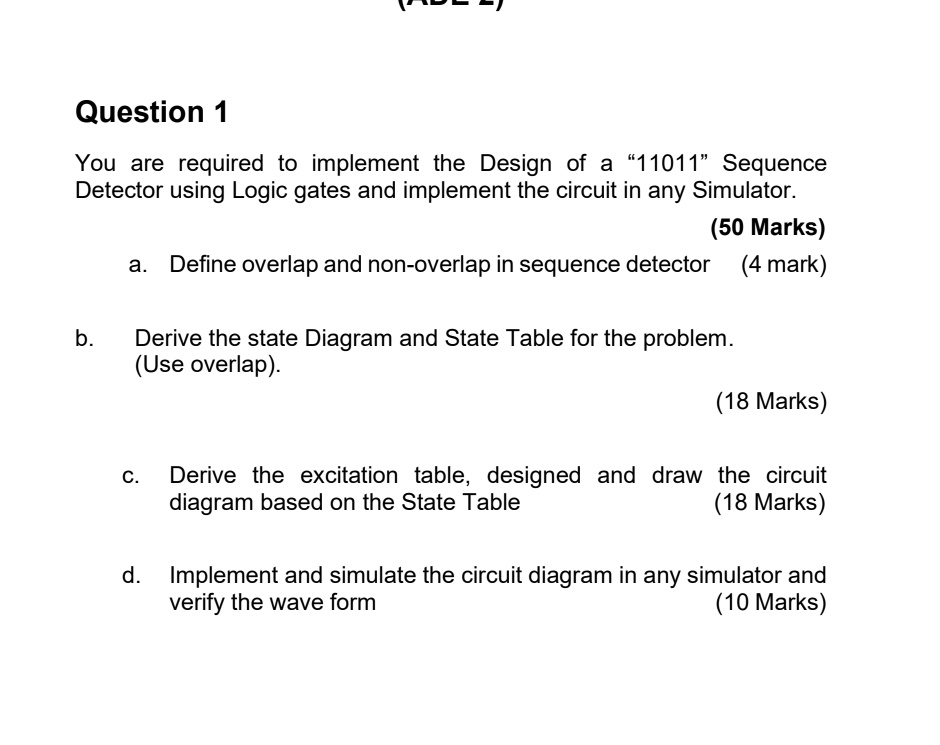 SOLVED: You are required to implement the design of a SOLVED: You are required to implement the design of a