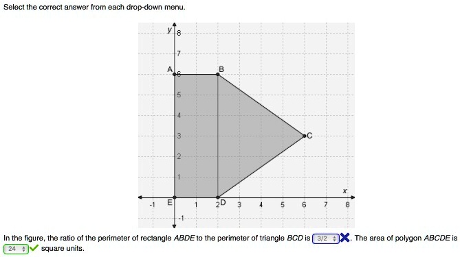 SOLVED: PLEASE HELP **ONLY MATH HELPERS** Select the correct answer from each drop-down menu. In ...