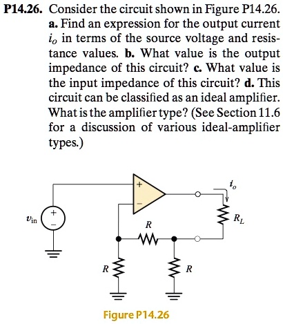 SOLVED: problem P14.26. Consider the circuit shown in Figure P14.26 a.Find an expression for the ...