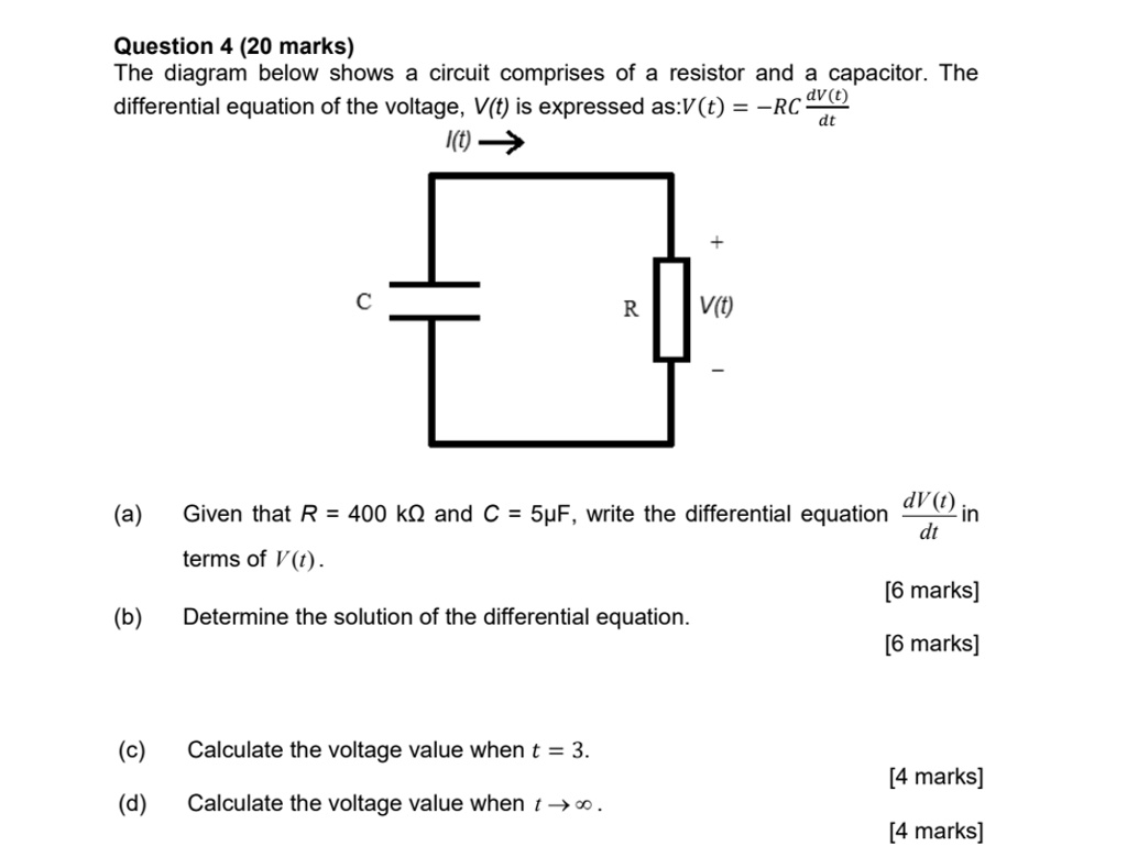 SOLVED: Question 4 (20 marks) The diagram below shows a circuit ... SOLVED: Question 4 (20 marks) The diagram below shows a circuit ...