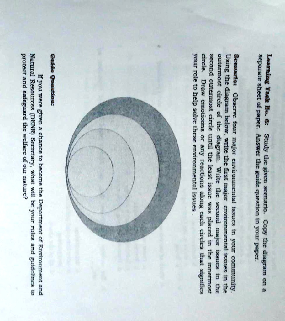 SOLVED: 'Learning Task No. 6: Study the given scenario. Copy the ...