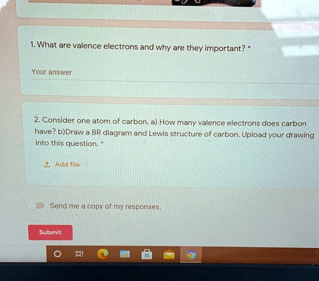 SOLVED: Lewis structures What are valence electrons and why are they ...