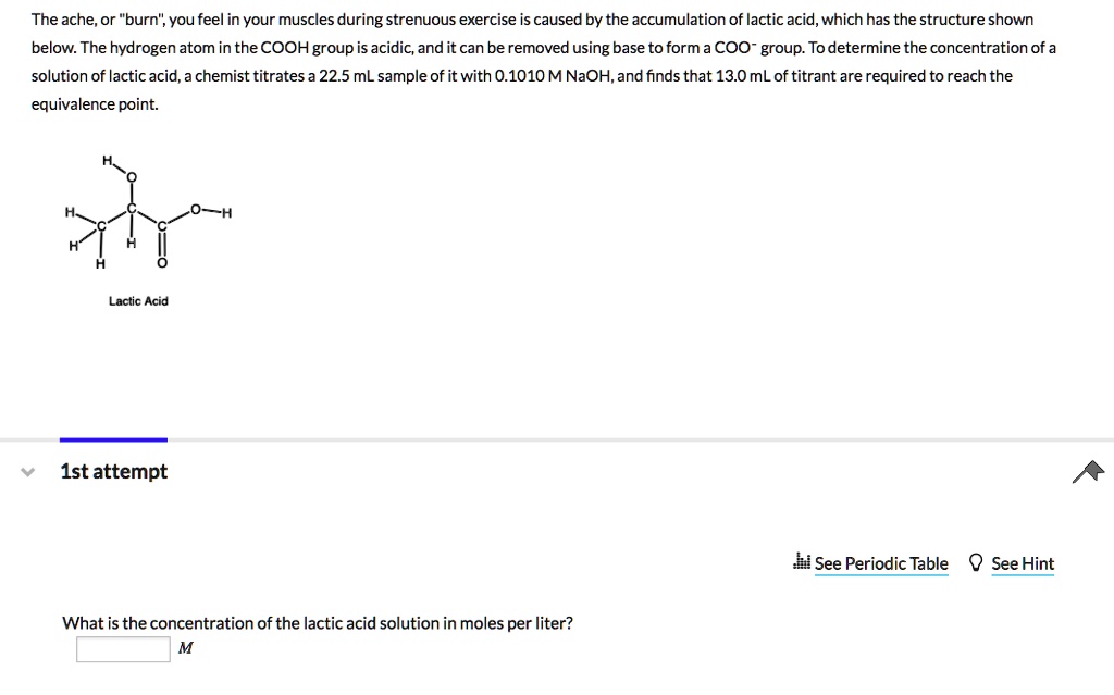 the acheor burn you feel in your muscles during strenuous exercise is ...