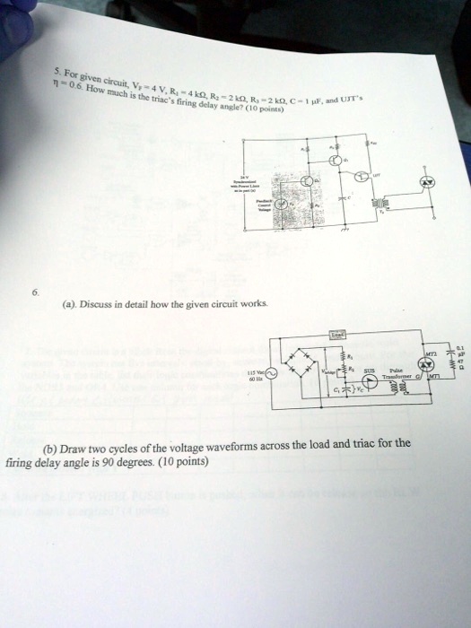 SOLVED: a. Discuss in detail how the given circuit works. b. Draw two ...