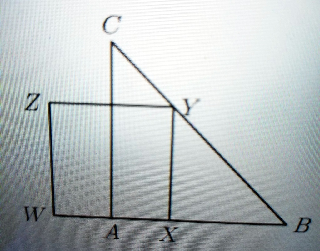 in the figure square wxyz has a diagonal of 12 units point a is a ...