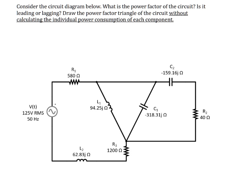 [GET ANSWER] consider the circuit diagram below what is the power ...