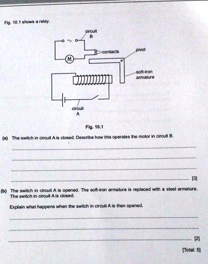 SOLVED: Titlewithtopic: Understanding the Operation of a Relay Circuit ...