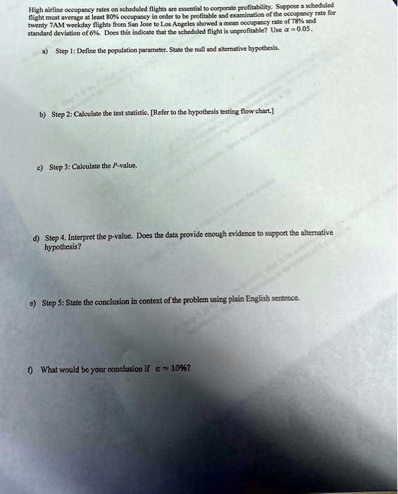 SOLVED: Step 1: Define the population parameter. State the null and ...