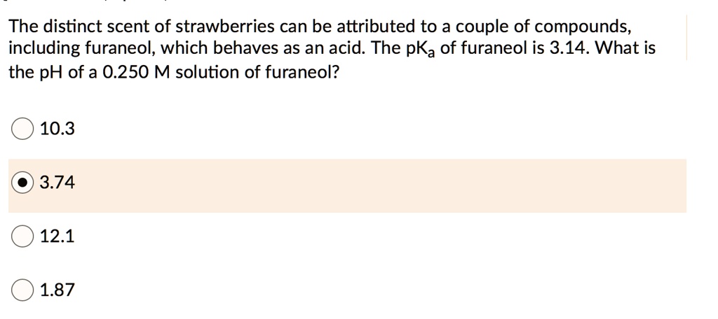 the distinct scent of strawberries can be attributed to a couple of ...
