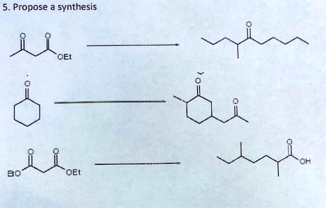 SOLVED: 5. Propose a synthesis 'OEt CF 30 OEt