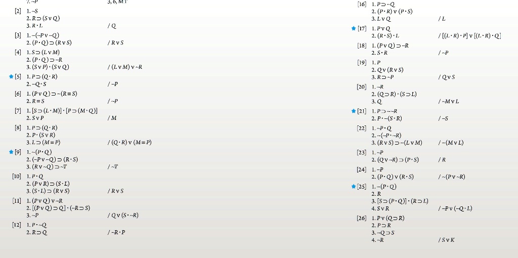SOLVED: Use the eight implication rules and the five replacement rules ...