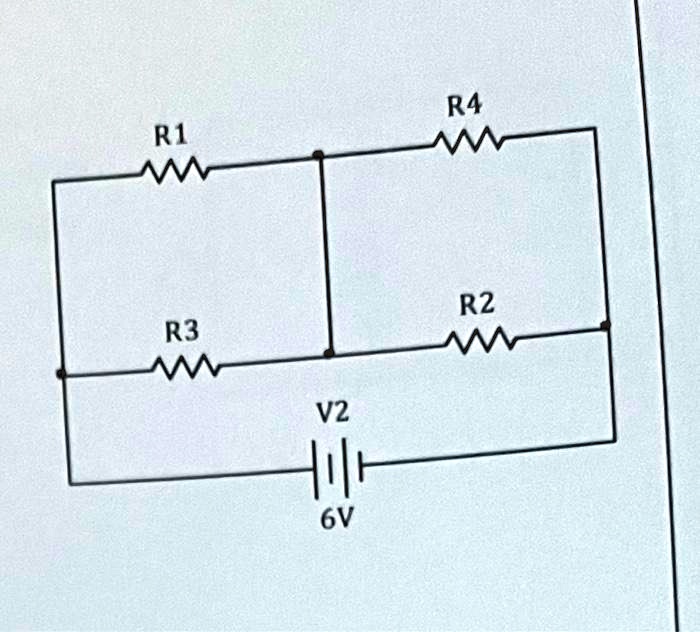 R1 R4 R3 R2 V2 6V