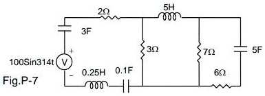 SOLVED: Determine the loop impedance matrix of the network shown in the figure and hence ...
