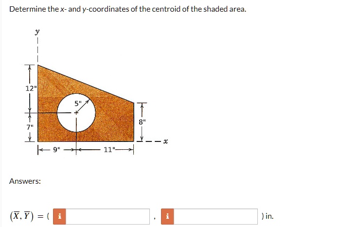 solved-determine-the-x-and-y-coordinates-of-the-centroid-of-the-shaded