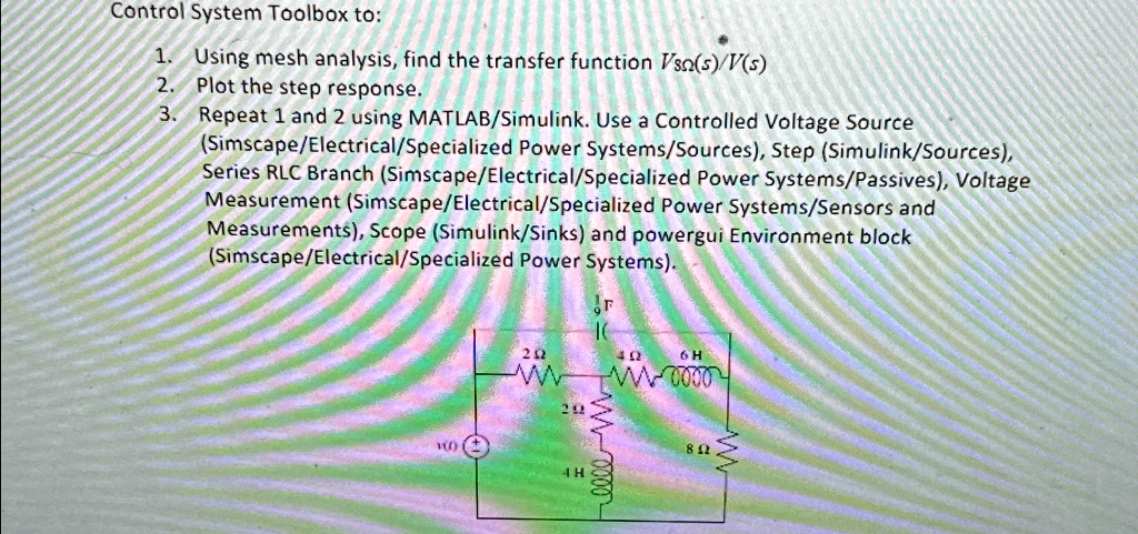Control System Toolbox Using Mesh Analysis Find The Transfer Function
