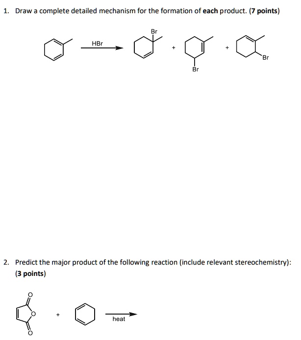 SOLVED: Draw complete detailed mechanism for the formation of each ... SOLVED: Draw complete detailed mechanism for the formation of each ...