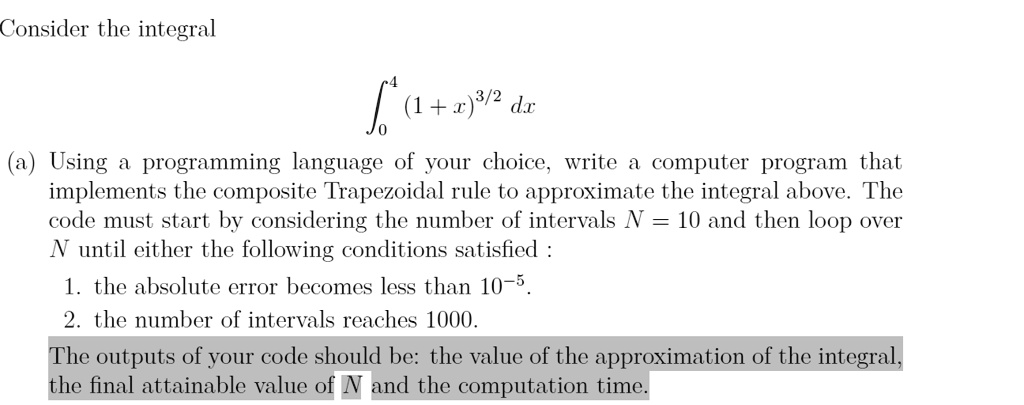 Solved Must Be The Outputs Of Your Code Should Be C Program And 1 The Value Of The