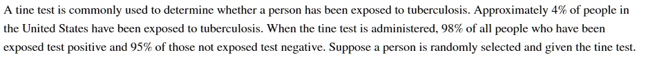 a tine test is commonly used to determine whether person has been ...