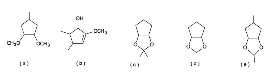 SOLVED: OH OCH3 CH3O OCH3 (a) (b ) (c ) (e ) (d )