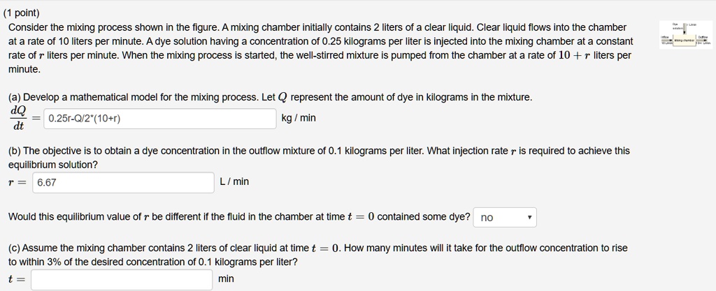 SOLVED: Consider the mixing process shown in the figure. A mixing ...