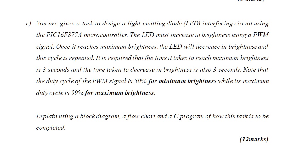 Solved You Are Given A Task To Design A Light Emitting Diode Led Interfacing Circuit Using 0619