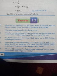 SOLVED: x =(3)/(10) =(3)/(19)× 100 ×(1)/(180) =70 % 2n'seroge of ...