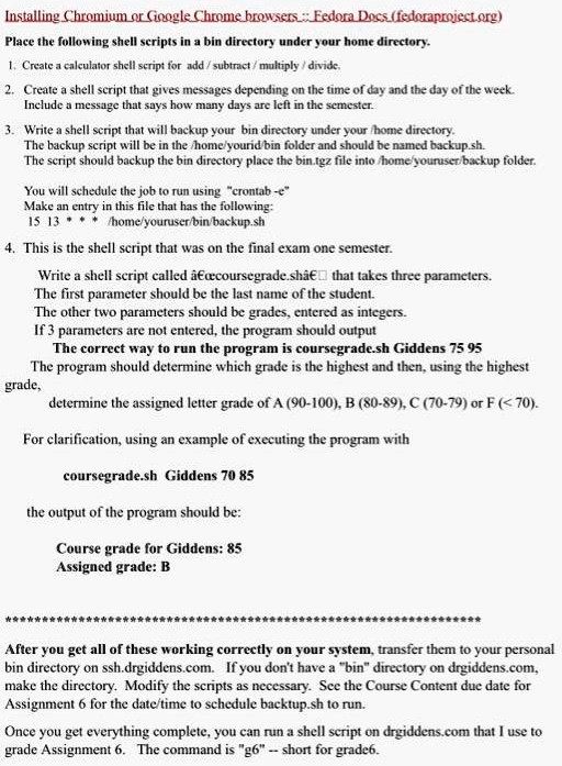 SOLVED: Installing Chromium or Google Chrome browsers Fedora Docs ...