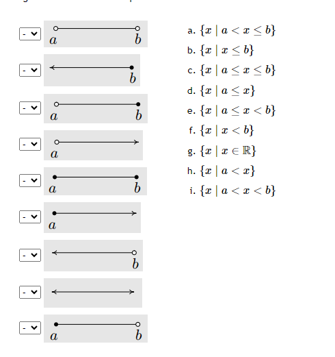 square square a x mid ax leq b b x mid x leq b c x mid a leq x leq b d ...
