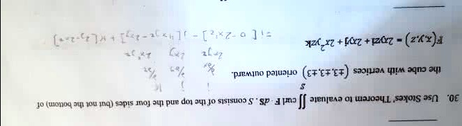 Solved Use Stokes Theorem To Evaluate Curl F Ds S Consists Of The