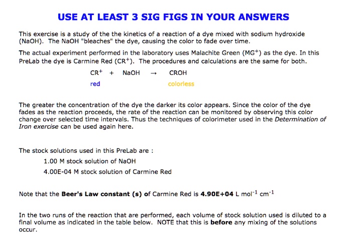 USE AT LEAST 3 SIG FIGS IN YOUR ANSWERS This exercise is a...