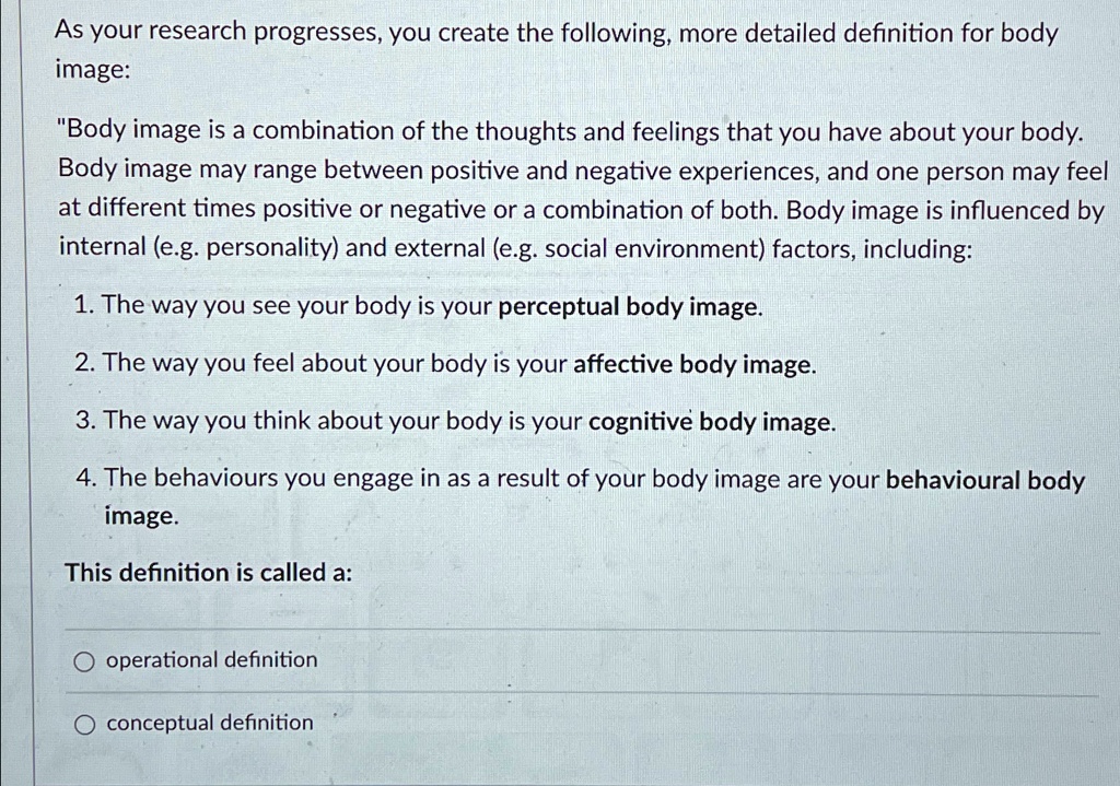 as your research progresses you create the following more detailed ...