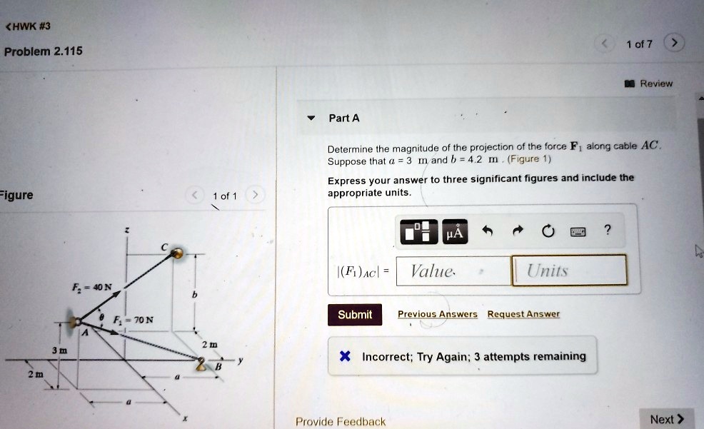 hwk 3 1 of 7 problem 2115 review part a determine ihe magnitude of the ...