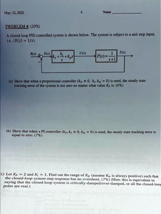 Introduction to System Dynamics: A Closed-Loop PID Controlled System ...