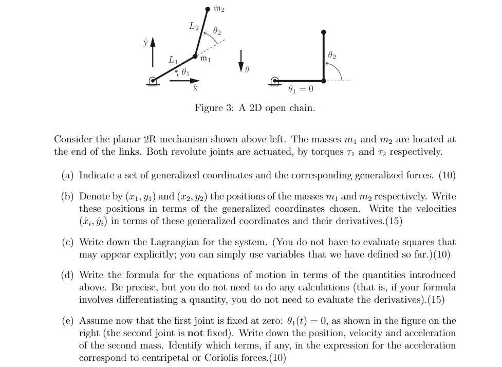 m12 figure 3 a 2d open chain consider the planar 2r mechanism shown above left the masses my and ...