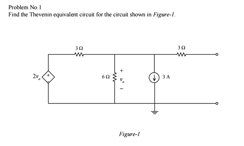 SOLVED: Problem No.1 Find the Thevenin equivalent circuit for the ... SOLVED: Problem No.1 Find the Thevenin equivalent circuit for the ...