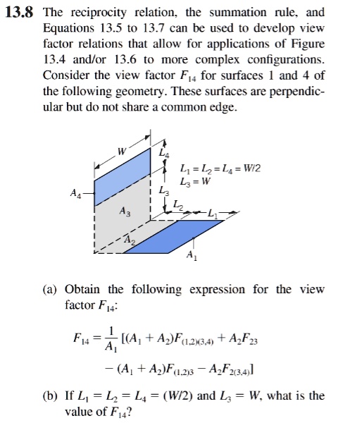 [GET ANSWER] 13.8 The reciprocity relation, the summation rule, and Equations 13.5 to 13.7 can ...