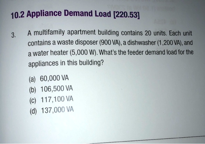 SOLVED: A multifamily apartment building contains 20 units. Each unit ...