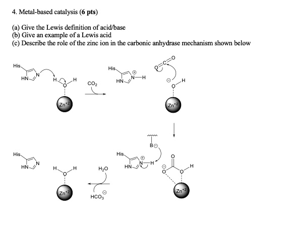 SOLVED: Metal-based catalysis (Pt) (a) Give the Lewis definition of ...