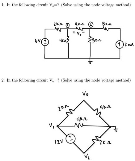 SOLVED: In the following circuit, Va=? (Solve Using the node voltage method) 26V 4kÎ© 80Î© 6V 4 ...