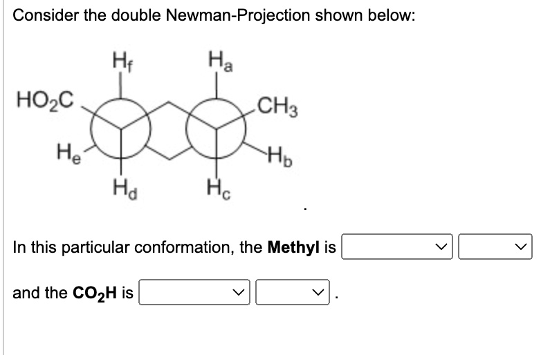 Consider the double Newman-Projection shown...