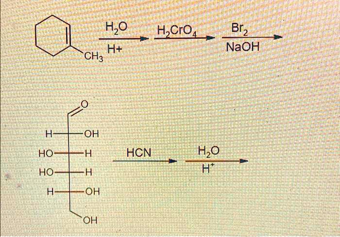SOLVED: Draw the structure of the main organic product of the following reactions. Explain! HO ...